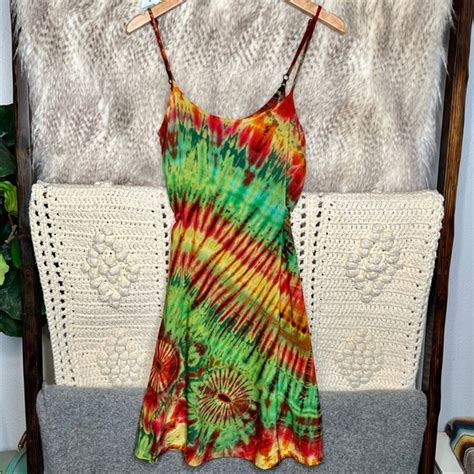 Vintage Dresses Vintage Bohemian Tie Dye Dress Poshmark