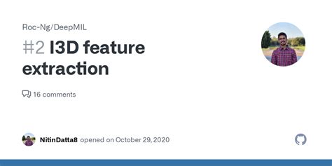 i3d feature extraction · issue 2 · roc ng deepmil · github