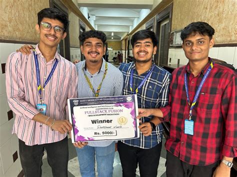 Ganesh Gauda On Linkedin 🎉 Excited To Announce That Our Team Won 1st Place At The Full Stack