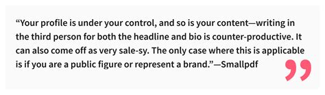 How To Craft The Perfect LinkedIn Headline Examples Smallpdf