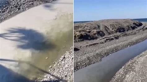 ვიდეო ვრცელდება ვიდეოკადრები ბათუმიდან ნახეთ რა ჩაედინება ზღვაში