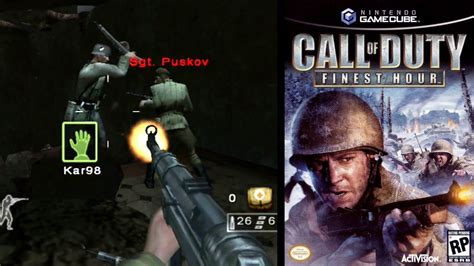 Call Of Duty Finest Hour Gamecube Gameplay Youtube