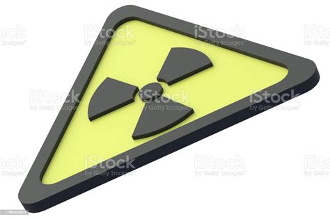 흰색 배경에 격리 된 방사선 위험의 표시 삼각형 양식입니다 경고 기호입니다 3d 렌더링 0명에 대한 스톡 사진 및 기타 이미지 Istock