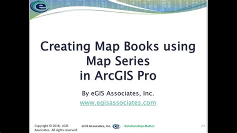 New Video Creating Map Books Using Map Series In ArcGIS Pro Geospatial Training Services