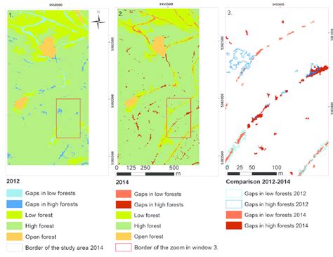 Results Of The Automated Gap Mapping In The Test Area For The Download Scientific Diagram