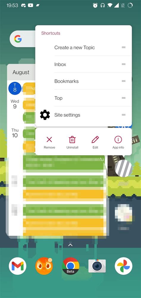 Discourse App Meta Lines