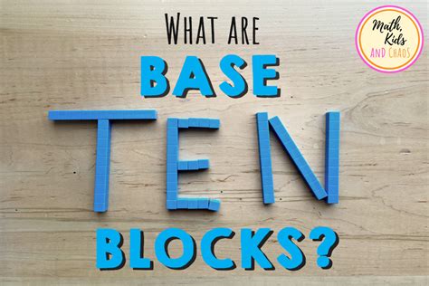 A Tens Block Chart