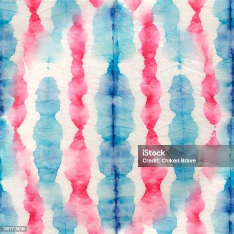 밝은 원활한 민족 배경 예술 장식 부족 텍스처 블랙 생생한 색상 민족 디자인 수채화 타이 염료 Shibori에 대한 스톡 사진 및 기타 이미지 Istock