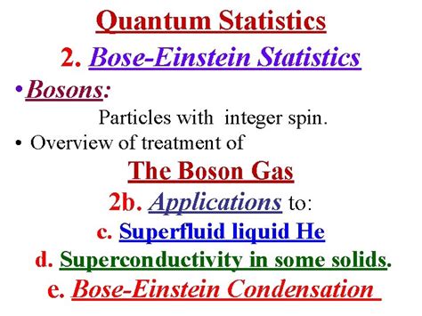 Quantum Statistics Chapter 9 In Reifs Book Many