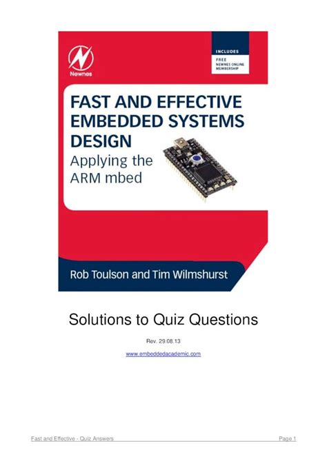 Pdf Solutions To Quiz Questions Elsevier 8 Explain The Terms