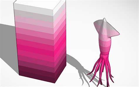3d Design Pink Gradient Tinkercad
