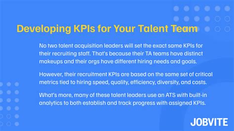 15 Recruiting Kpis To Assign To Your Talent Acquisition Team Jobvite