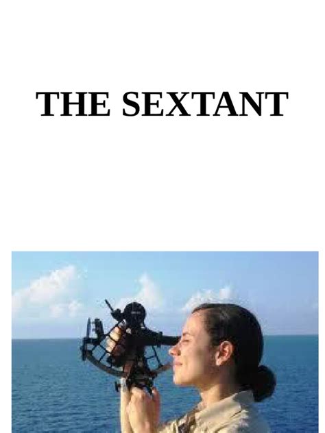 Sextant Principle And Errors Pdf Optics Scientific Observation