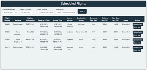 Airline Reservation System Project Using React Js Spring Boot Mysql