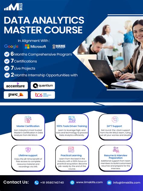 Data Analytics Master Course Brochure Pdf Performance Indicator Data Analysis