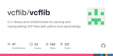 GitHub Vcflib Vcflib C Library And Cmdline Tools For Parsing And Manipulating VCF Files