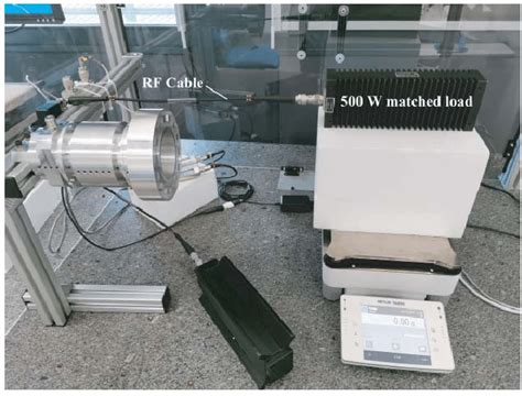Configuration Of The Former Setup With A RF Cable Connected To The Download Scientific Diagram