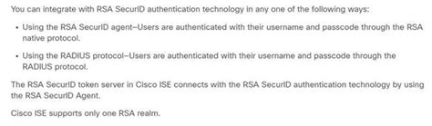 Solved Suggestion On Ise Deployment To Support 2 Rsa Realms Secureid