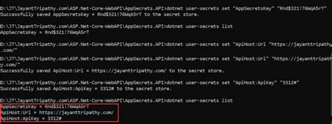 How To Store App Secrets In Aspnet Core Using Secret Manager Jayant Tripathy