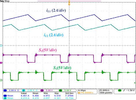 inductor current waveforms at 200 w output power download scientific