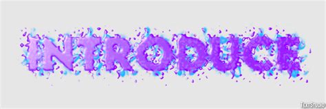 Introduce Text Effect And Logo Design Word