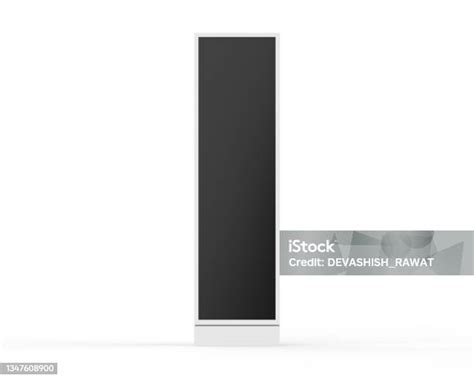 Led 시티 라이트 스탠드 모형 템플릿 아크릴 정보 쇼 전자 디스플레이 플로어 스탠드 브랜딩 3d 일러스트 Led 조명에 대한 스톡 사진 및 기타 이미지 Istock