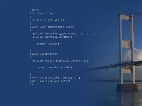 Design Patterns In Php Ppt