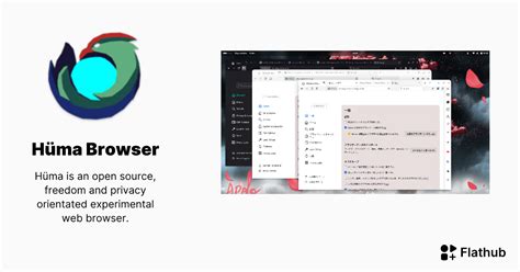 Hüma Browser Auf Linux Installieren Flathub