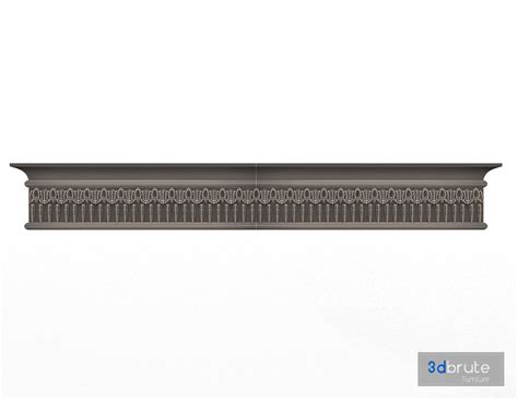 Classic Door Cornice 3d Model Buy Download 3dbrute