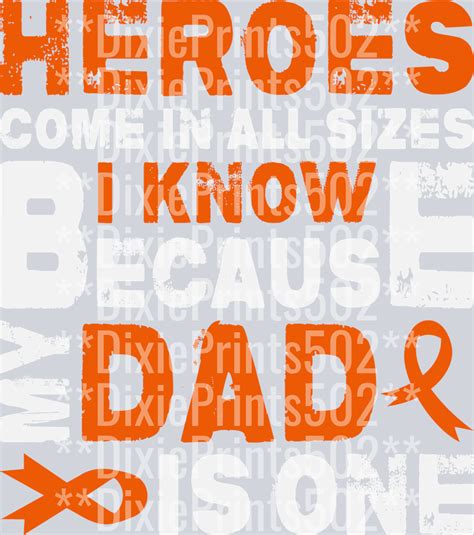 My Dad Is A Hero Leukemia Cancer Awareness 01 Dixieprints502