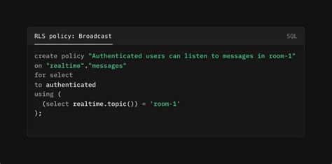 Supabase On Linkedin Fine Grained Auth For Realtime Em