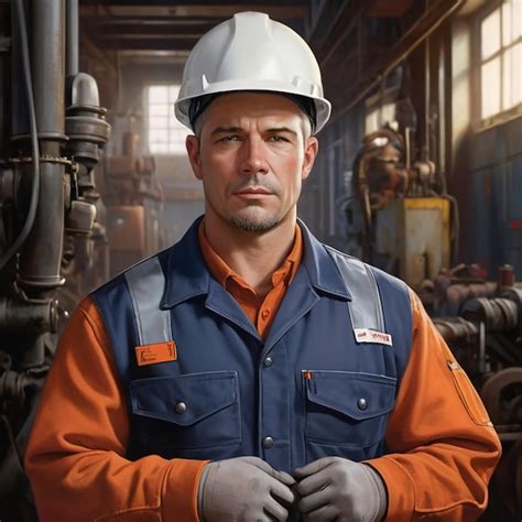 Generative Ai Illustration Of A Industry Maintenance Engineer Woman On Site Premium Ai