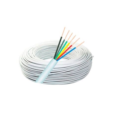 Cabo Alarme Multicores 6 Vias 0 40mm Caixa 100 Metros Branco Shopee Brasil