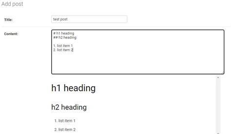 Python Django Render Admin Panel With Markdown Fields Stack Overflow
