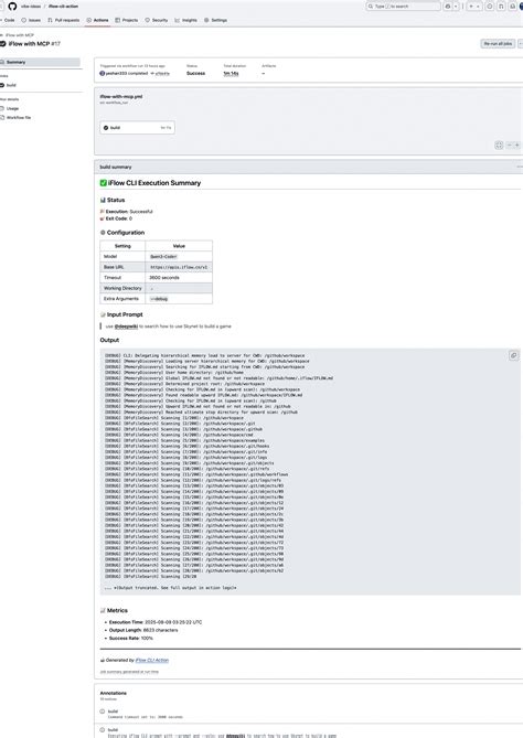 使用 Iflow Cli Github Action 和 Qwen3 Coder 给 Github 仓库生成幻灯片风格的文档站点iflow Cli官网 Csdn博客