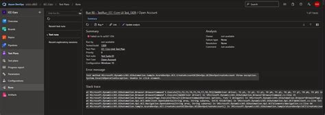 [bug] uci test is unable to open the accounts subarea · issue 1371