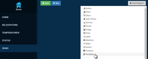 Iobroker Habpanel Teil 13 Das Template Widget Smarthome Tricksde