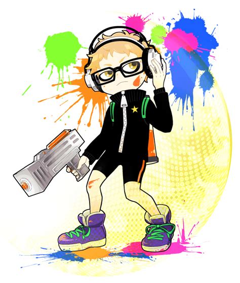 Tsukishima Kei Splatoon And More Drawn By Wai Danbooru