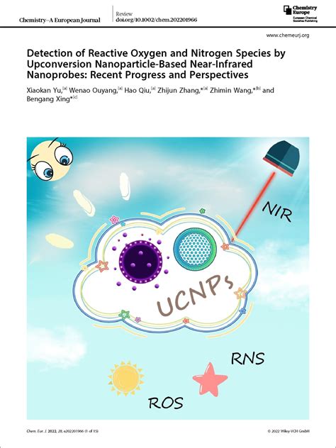 Frontispiece Detection Of Reactive Oxygen And Nitrogen Species By