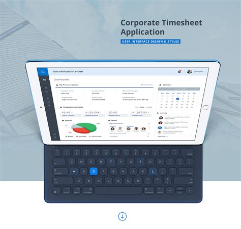 Time Management System App UI Design Behance