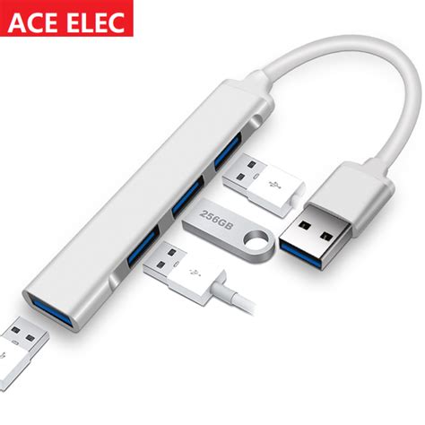Ace Elec Usb Hub 3 0 Adapter 4 Port Usb 3 0 High Speed Splitter Otg Adapter Card Reader Daraz Pk