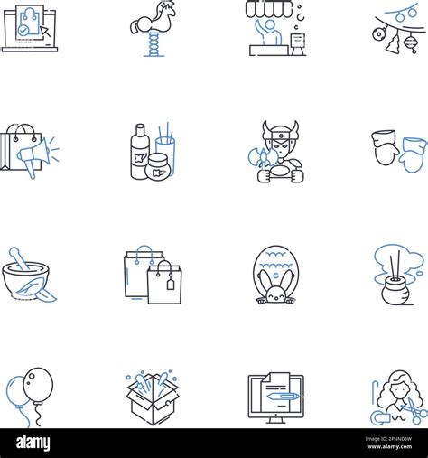 Personalized Industry Line Icons Collection Customization Personalization Tailored Bespoke