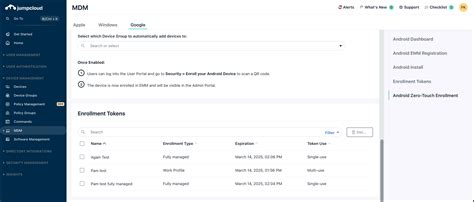 Add And Manage Android Devices Jumpcloud