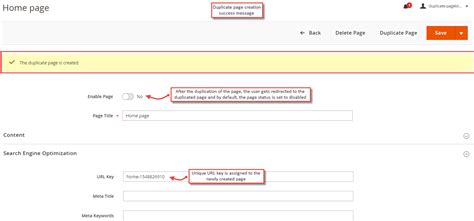 Magento 2 Duplicate CMS Page And Block Extension