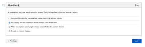 Solved A Supervised Machine Learning Model Is Most Likely To