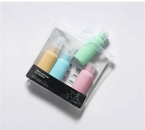 Купить Дорожный набор емкостей для косметики Yuemei Travel Bottles № 1 100мл 4 шт цена 339