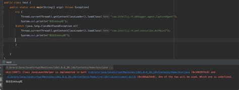 如何判断在idea中程序正在运行或正在debug