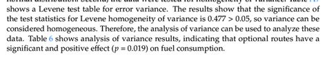 The Potential Of Optional Routes For Fuel Efficiency Improvement In The Download Scientific