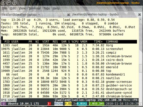 Use Byobu For Extended Features In Your Terminal Window Ghacks Tech News