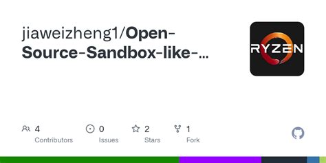 GitHub Jiaweizheng Open Source Sandbox Like Simulation Environment For AI